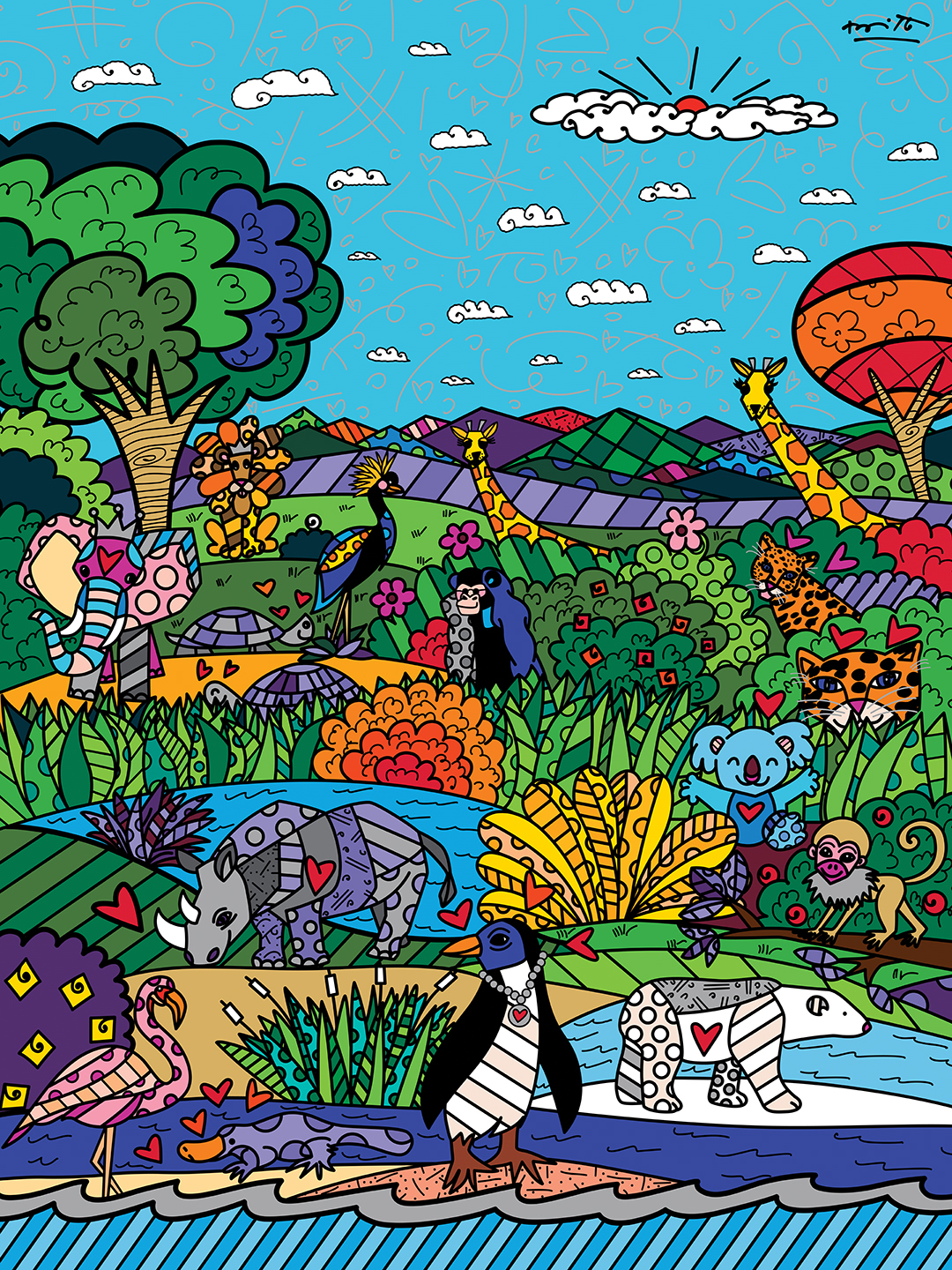 World-renowned artist’s mural illustrates the Zoo’s global mission ...