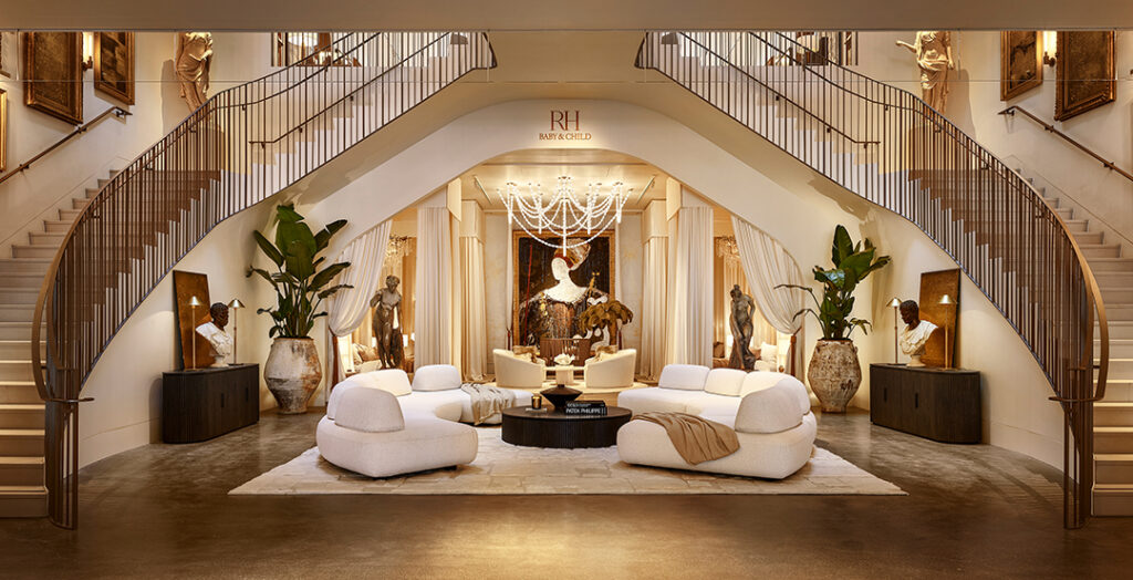 RH debuts its largest global gallery ever. This four-story masterpiece ...