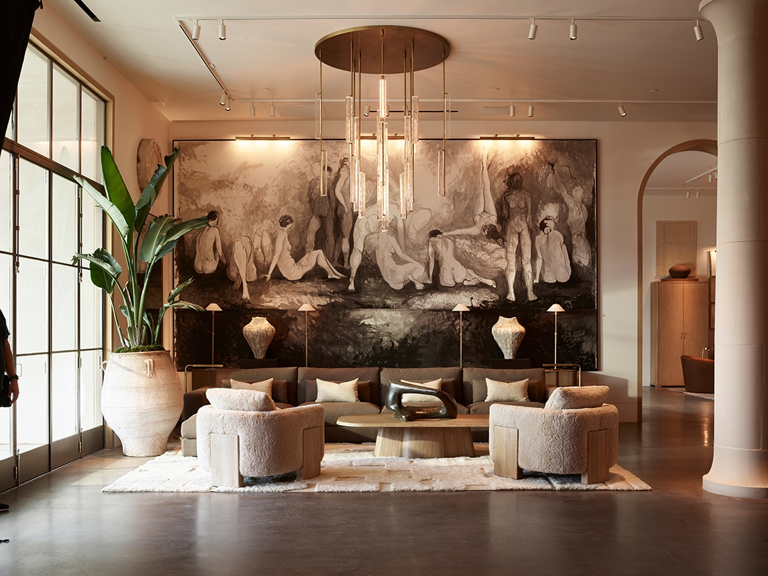 RH debuts its largest global gallery ever. This four-story masterpiece ...